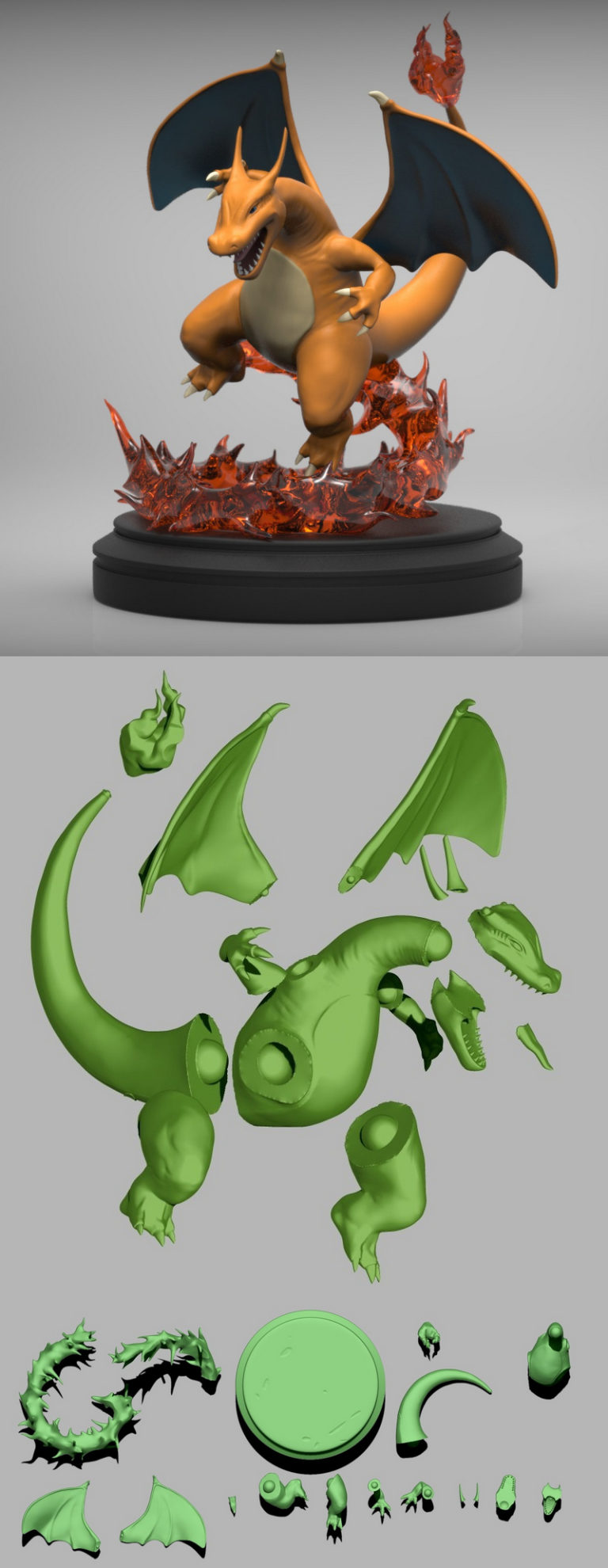 Desire FX 3d models | Charizard – Pokemon – 3D Print Model