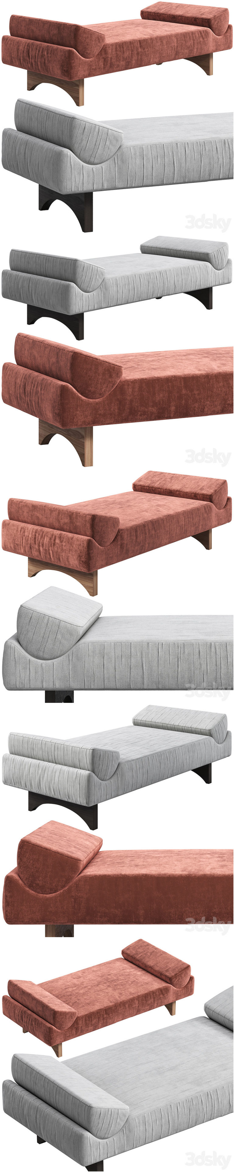Desire FX 3d models | Daybed by Kevin Walz for Ralph Pucci – 3D Model