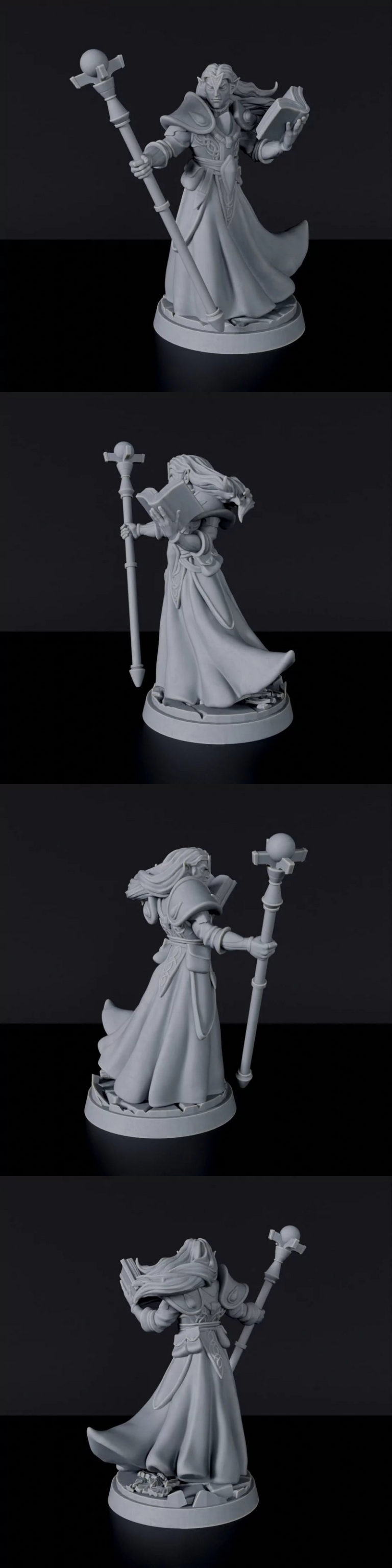 Desire FX 3d models | Elf Mage – 3D Print Model