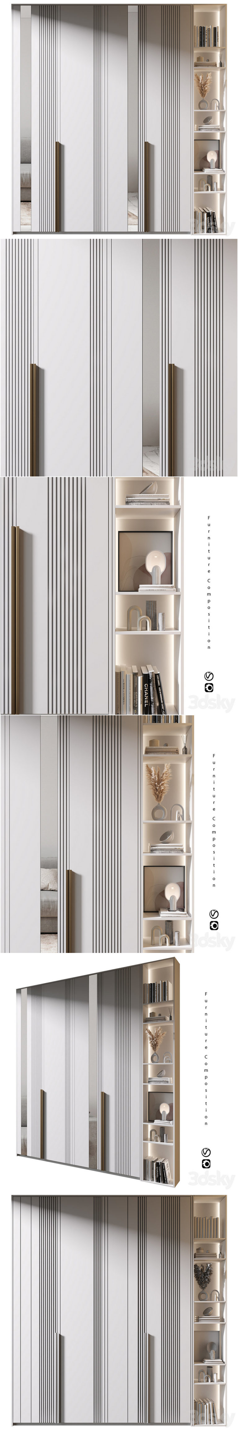Desire FX 3d models | Furniture Composition 567 – 3D Model