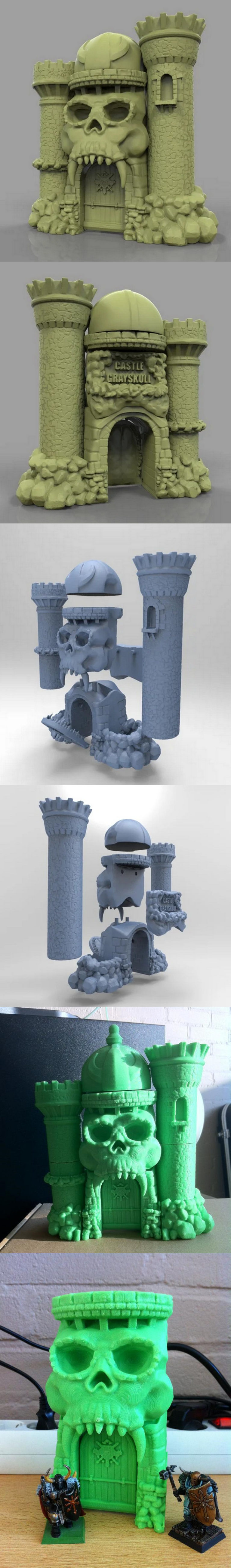 Desire FX 3d models | Grayskull Castle – 3D Print Model