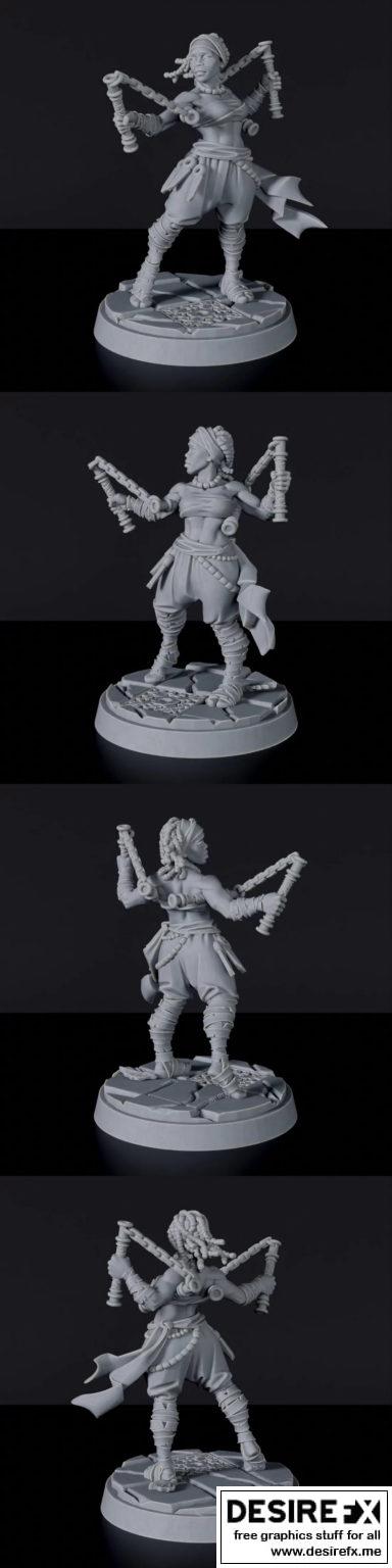 Desire FX 3d models | Human Female Monk 3 – 3D Print Model