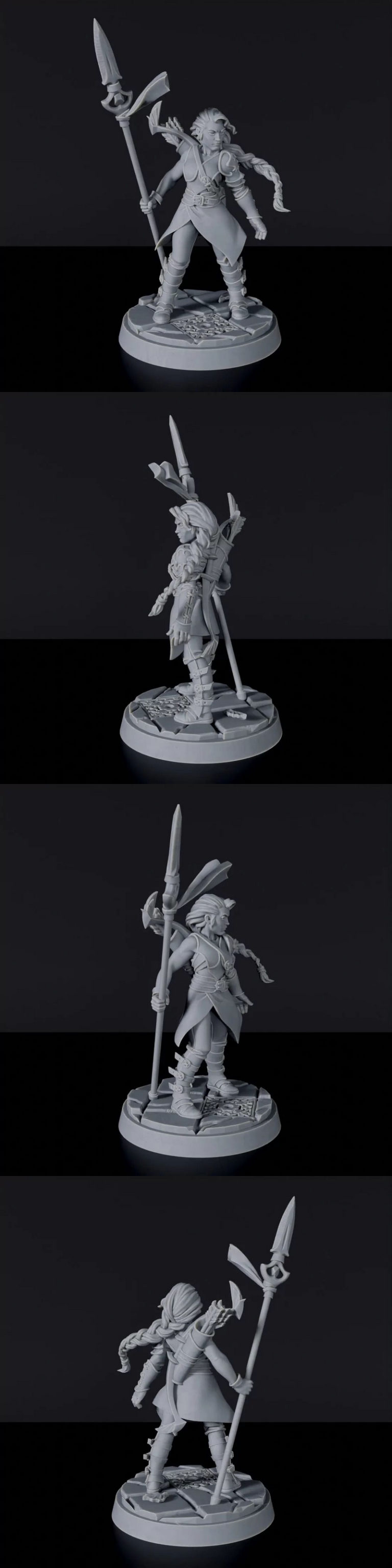 Desire FX 3d models | Human Female Ranger 3 – 3D Print Model