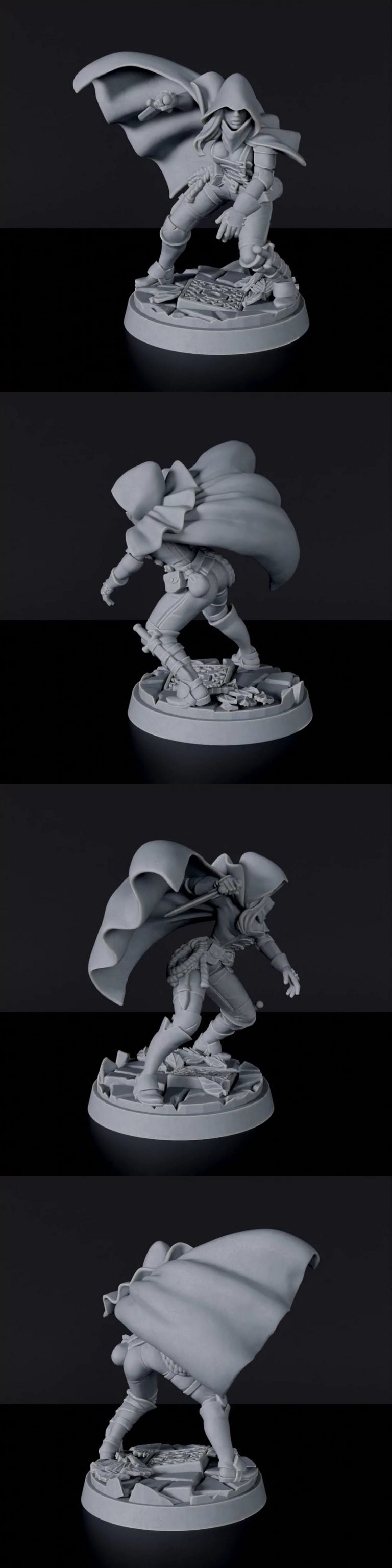 Desire FX 3d models | Human Female Rogue – 3D Print Model