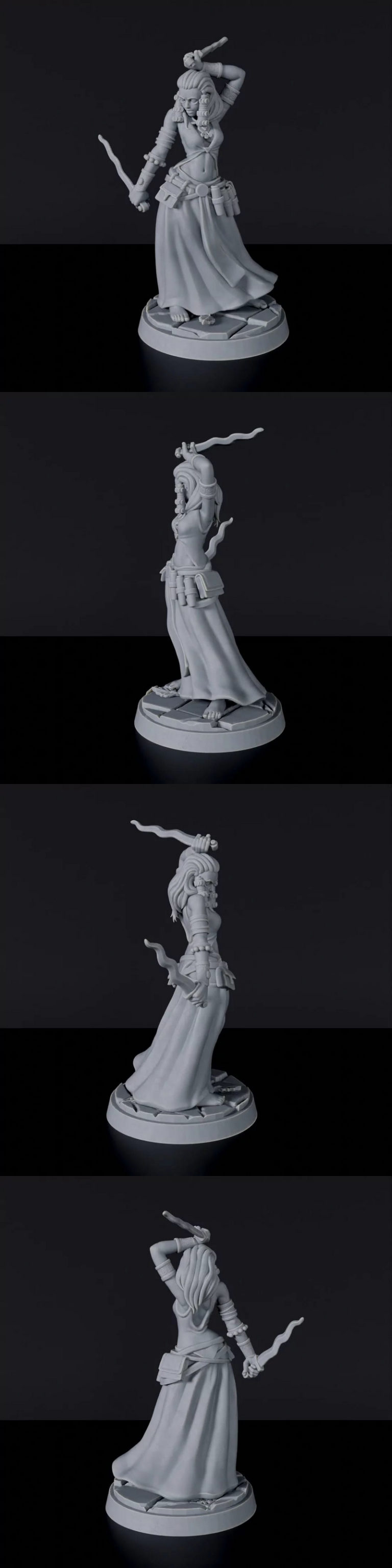 Desire FX 3d models | Human Female Rogue Bard – 3D Print Model
