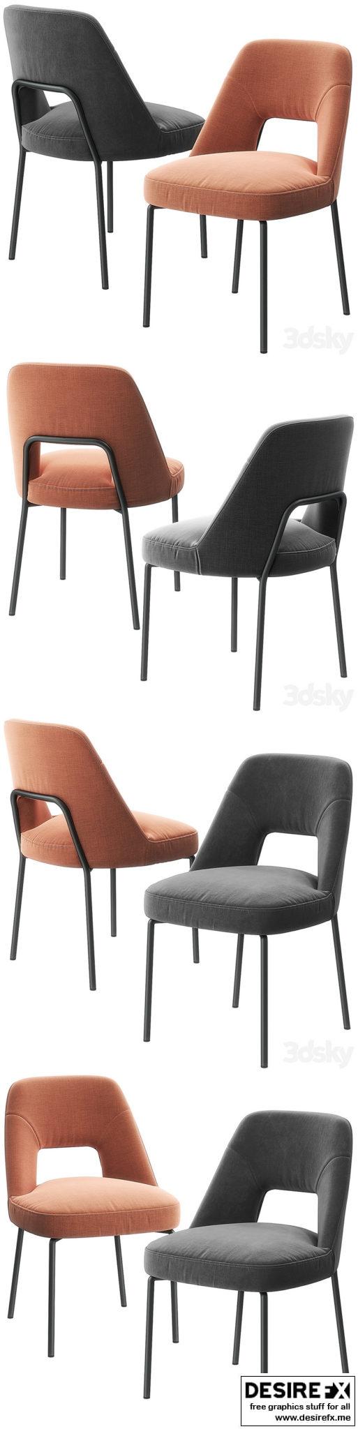 Desire FX 3d models | Joyce chair by Flexform – 3D Model