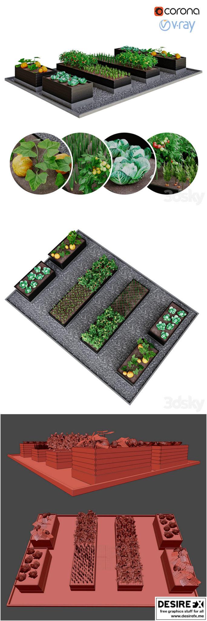 Desire FX 3d models | Kitchen garden, kitchen garden – 3D Model