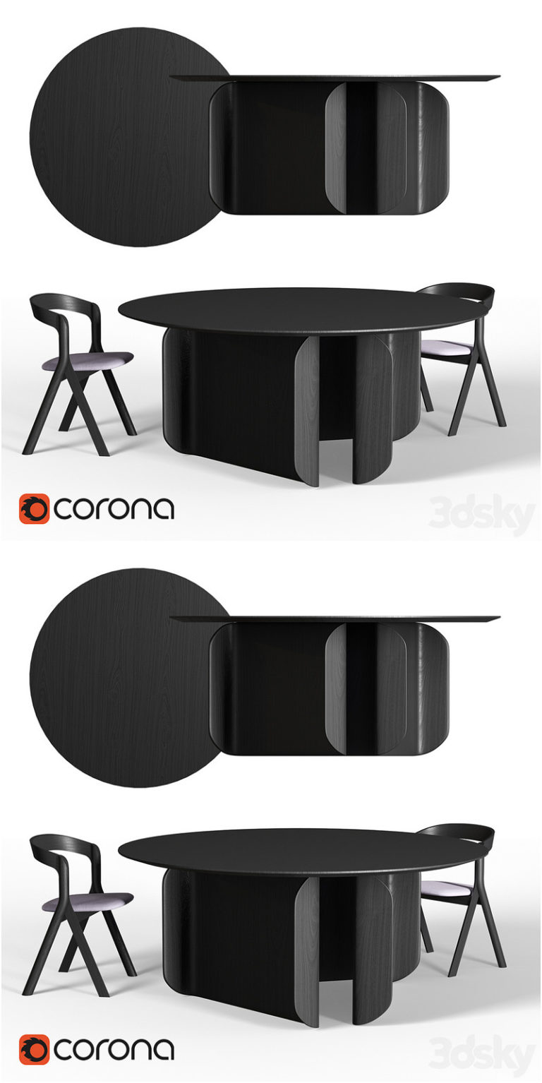 Desire FX 3d models | Miniforms BARRY Table – 3D Model