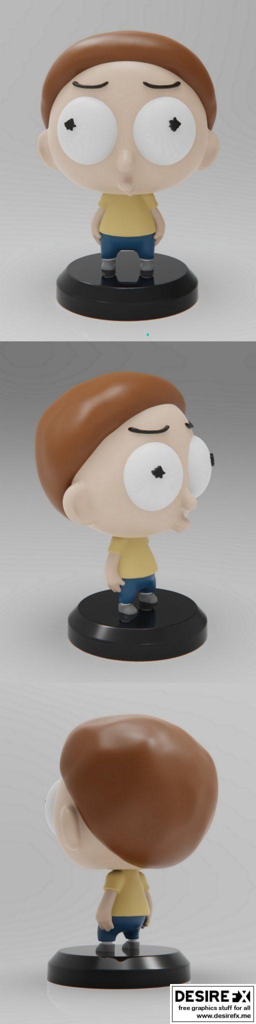 Desire FX 3d models | PlaKit – Rick & Morty – Morty – 3D Print Model