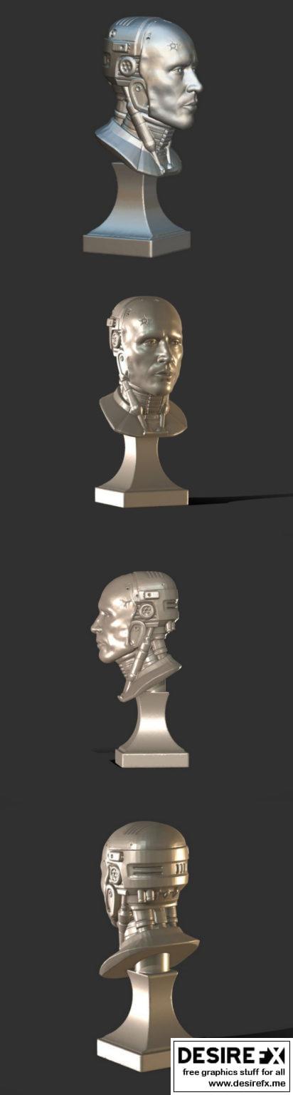 Desire FX 3d models | Robocop Bust – 3D Print Model