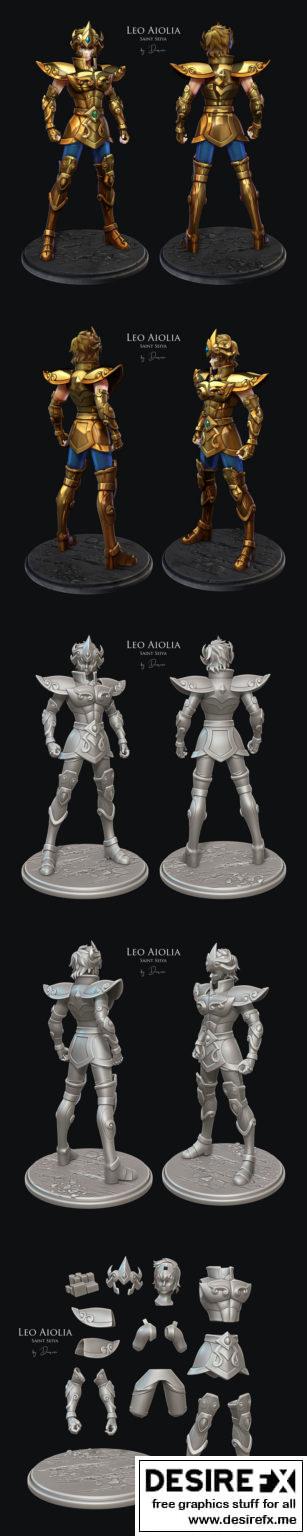 Desire FX 3d models | Saint Seiya Leo Aiolia – 3D Print Model