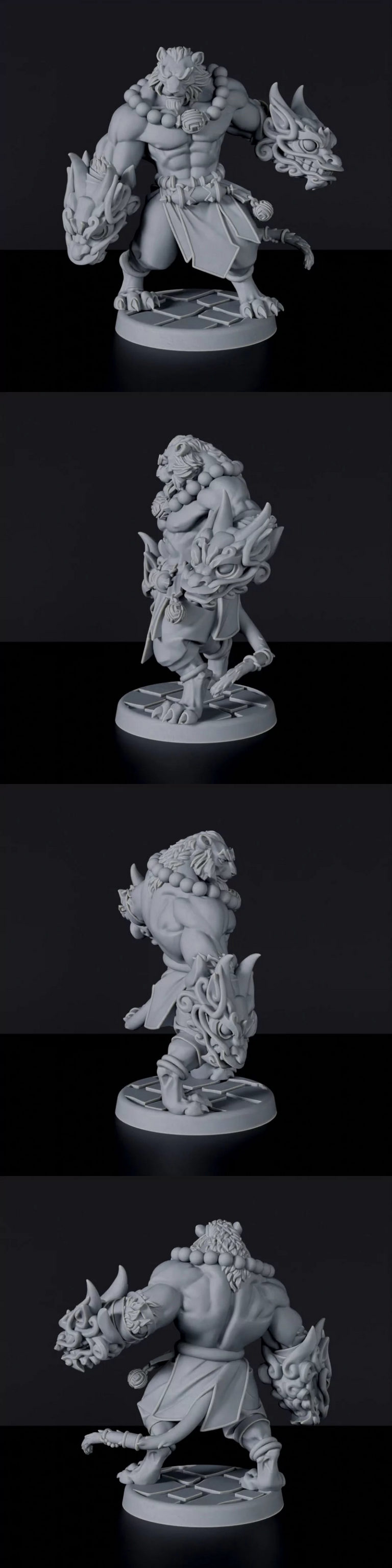 Desire FX 3d models | Tigerfolk Male Monk 1 – 3D Print Model