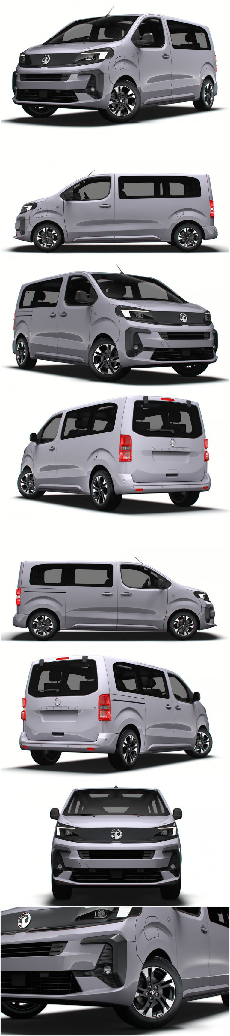 Desire FX 3d models | Vauxhall Zafira Life Electric Medium 2024 – 3D Model
