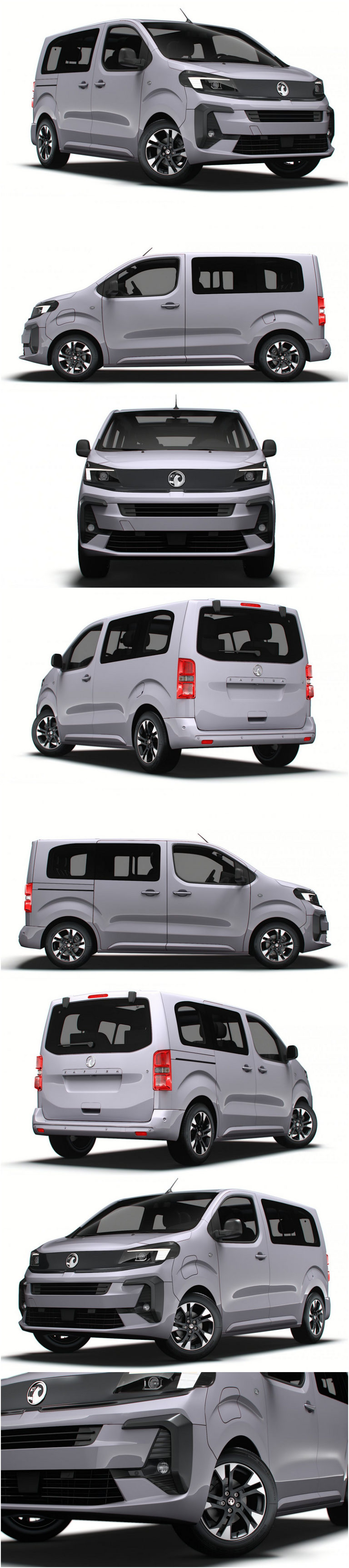 Desire FX 3d models | Vauxhall Zafira Life Electric Small 2024 – 3D Model