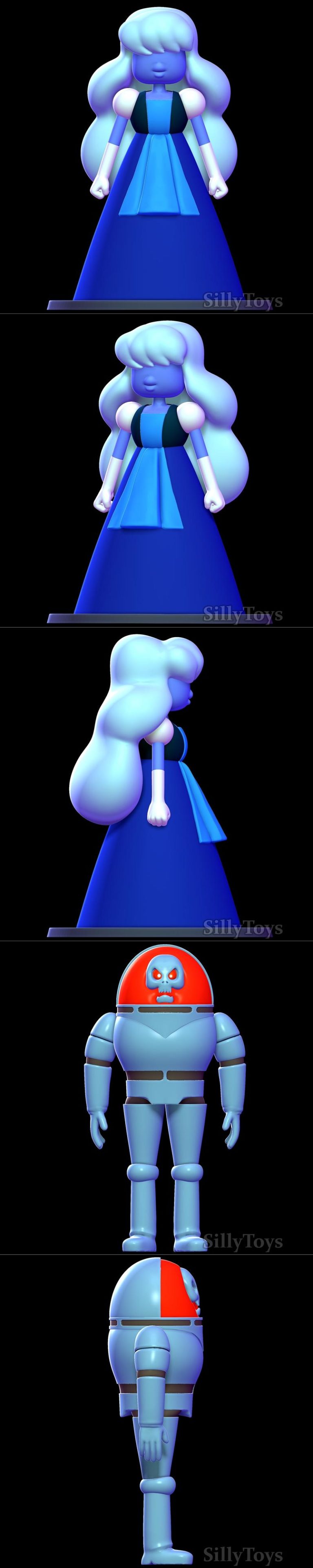 Desire FX 3d models | Sapphire – Steven Universe and Space Kook ...