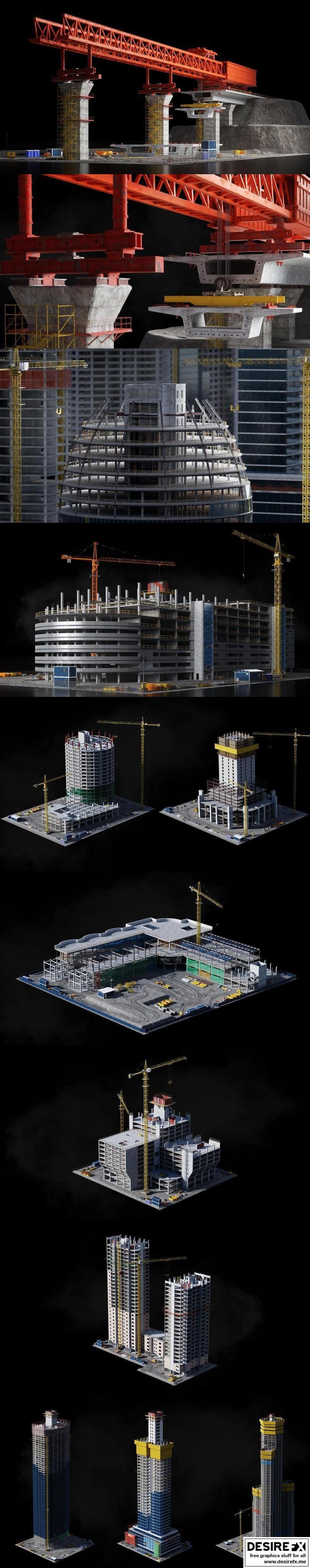 Desire FX 3d models | KitBash3D – Construction Zone