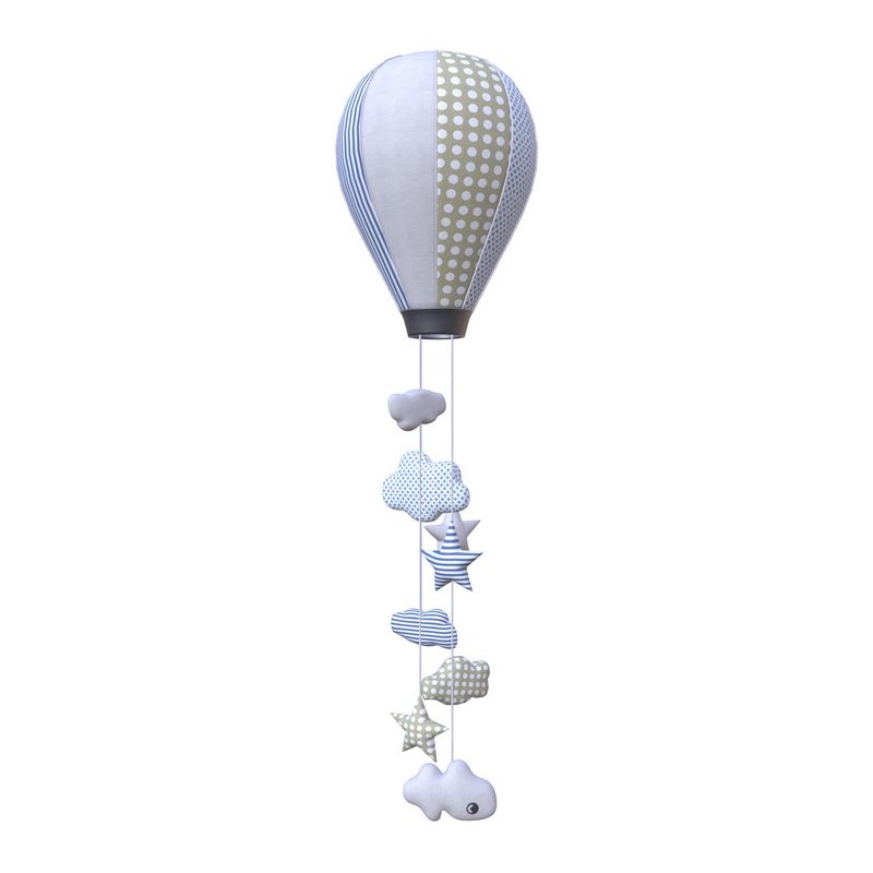 Desire FX 3d models | Hot air balloon baby mobile Low-poly 3D model