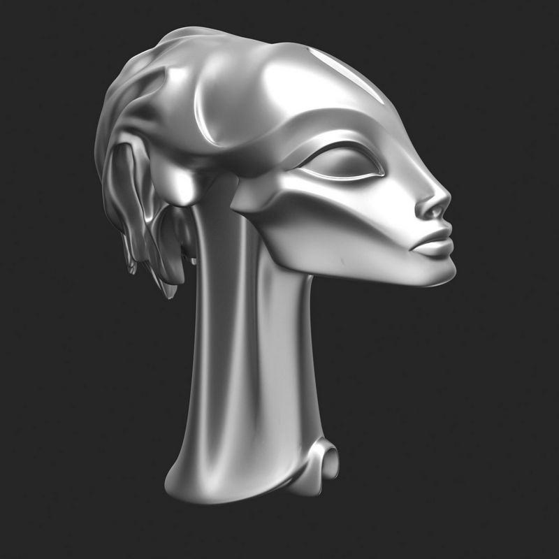 Desire FX 3d models | Alien lady Giger replica 3D print model