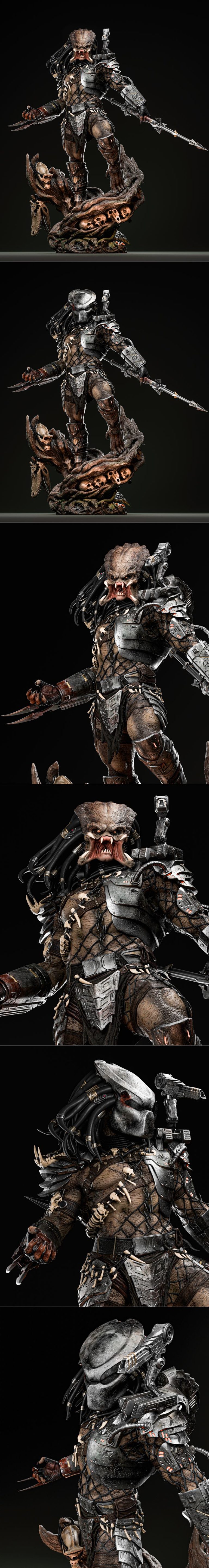 Desire FX 3d models | ZEZ Studios – Predator Statue and Bust – 3D Print ...