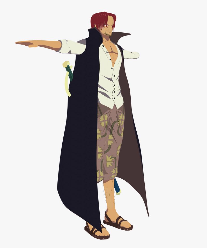 Desire FX 3d models | Shanks – One Piece Low-poly 3D model