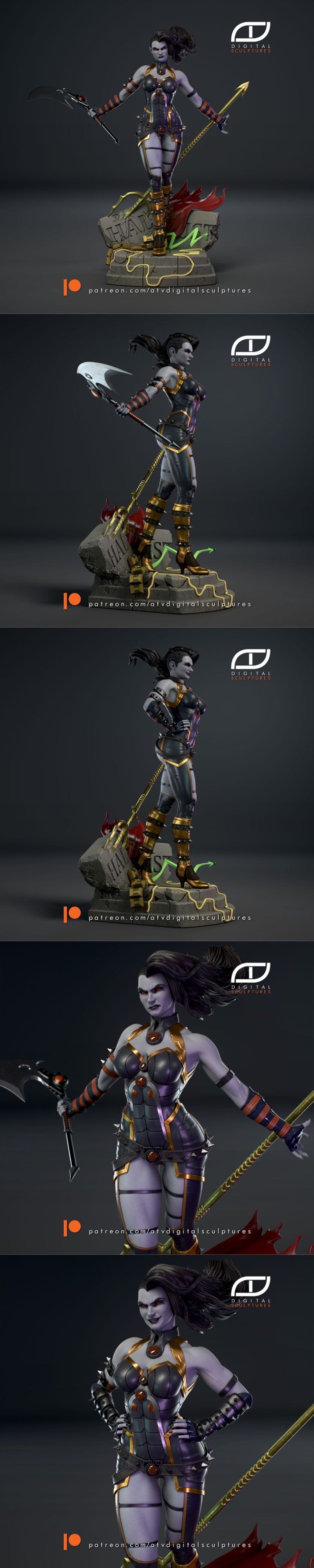 Desire FX 3d models | ATV Digital Sculptures – Grail – 3D Print Model STL