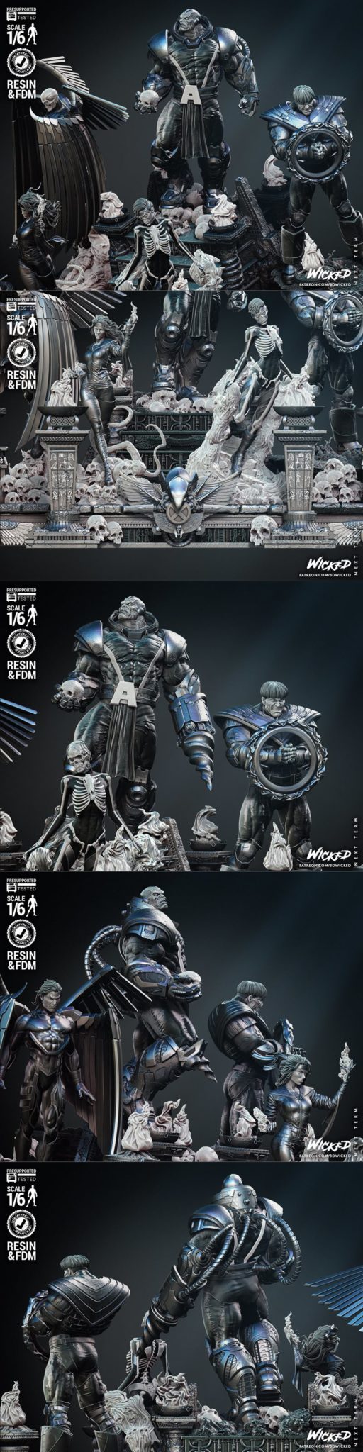 Desire FX 3d models | WICKED – Diorama Apocalypsis – 3D Print Model STL