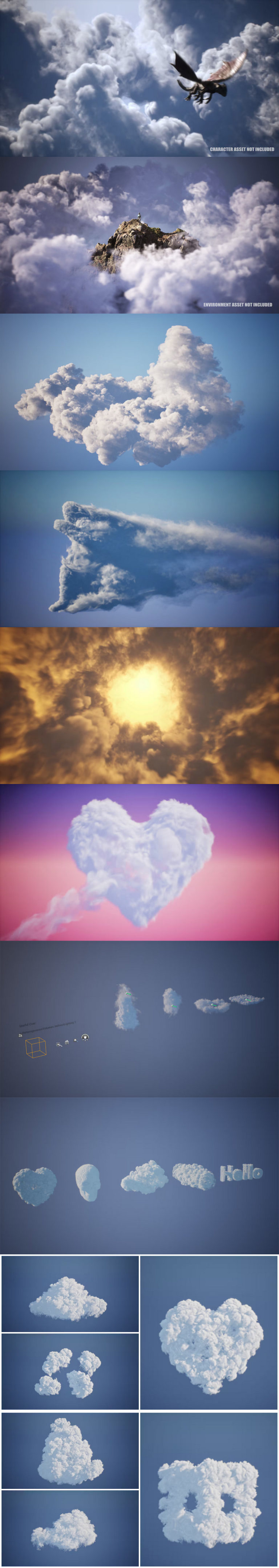 Desire FX 3d models | Clouds Generator – Niagara Fluids