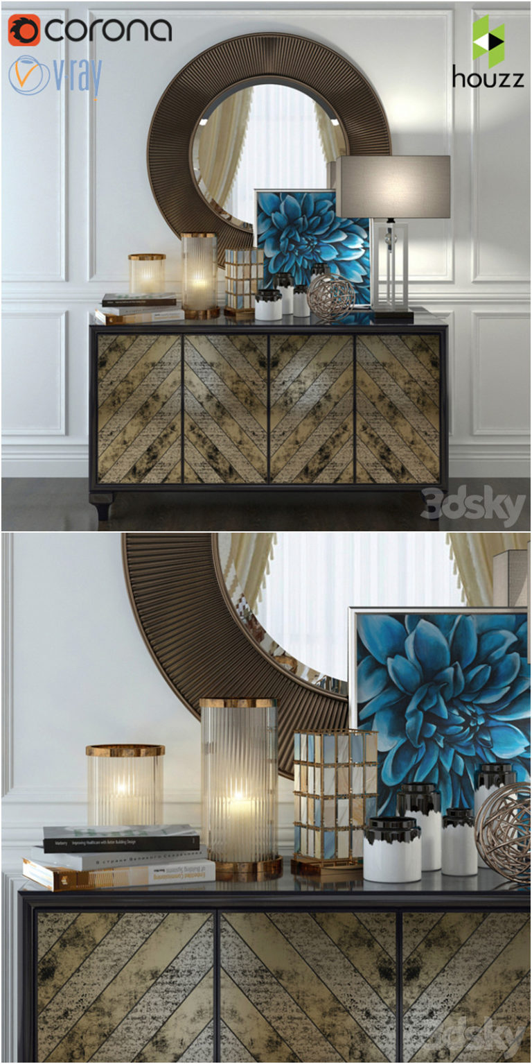 Desire FX 3d models | Houzz decor set 02 – 3D Model