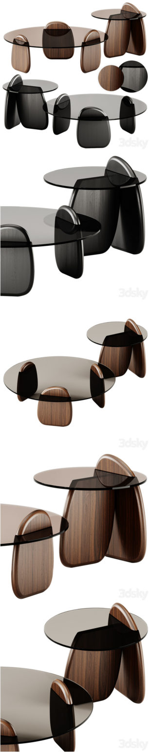 Desire FX 3d models | Shark Coffee Tables set by Roche Bobois – 3D Model
