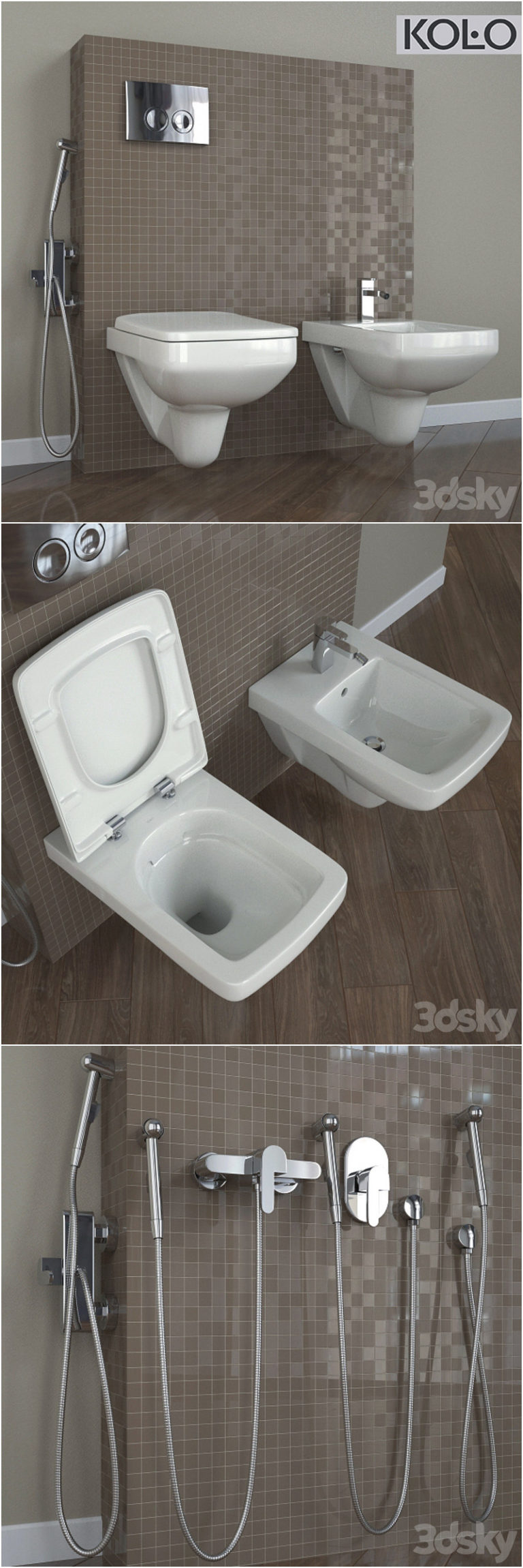 Desire FX 3d models | WC suspended NOVA PRO Rimfree hung bidet ...
