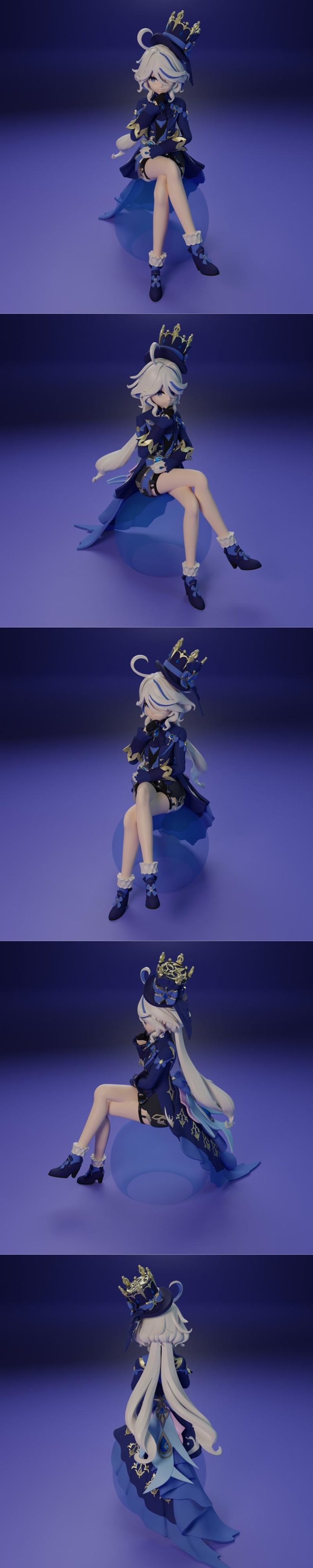 Desire FX 3d models | Furina from Genshin Impact – 3D Print Model STL