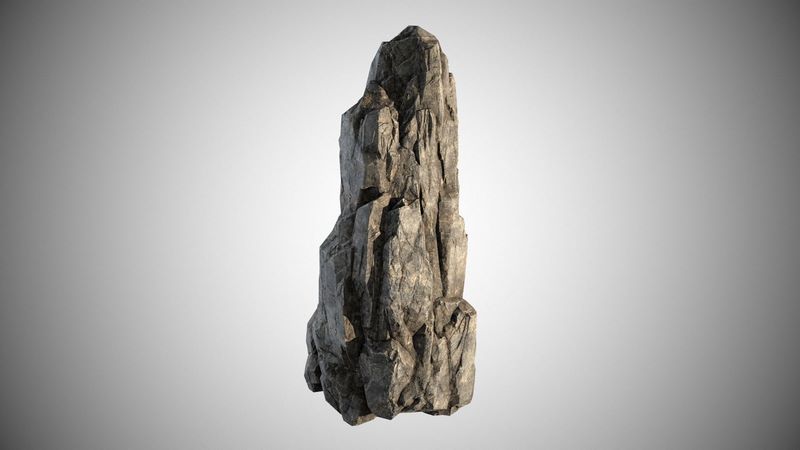Desire FX 3d models | Rock stone 04 Low-poly 3D model