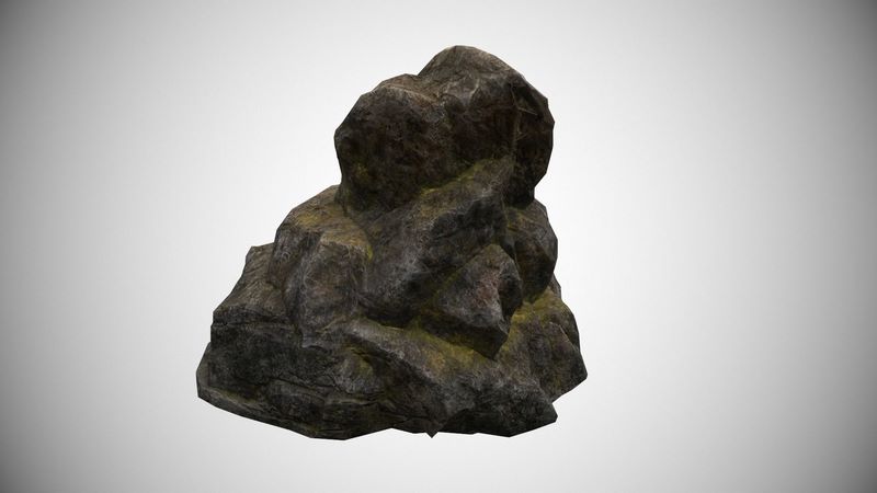 Desire FX 3d models | Rocks rock Low-poly 3D model