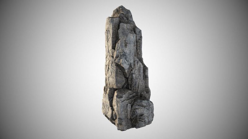 Desire FX 3d models | Rock stone 04 Low-poly 3D model