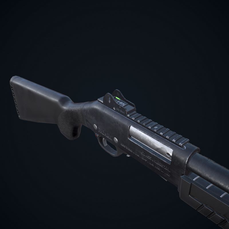 Desire FX 3d models | Fabarm Martial SDASS Low-poly 3D model