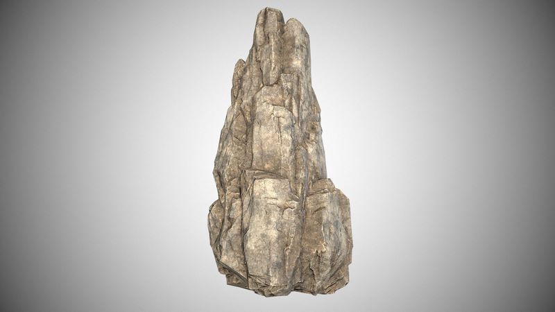 Desire FX 3d models | Rock stone 04 Low-poly 3D model