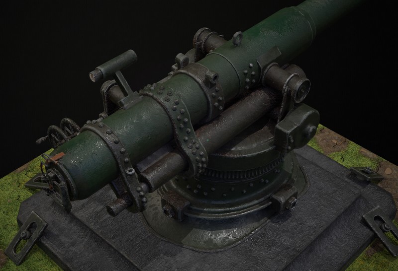 Desire FX 3d models | M1900 Coastal Battery