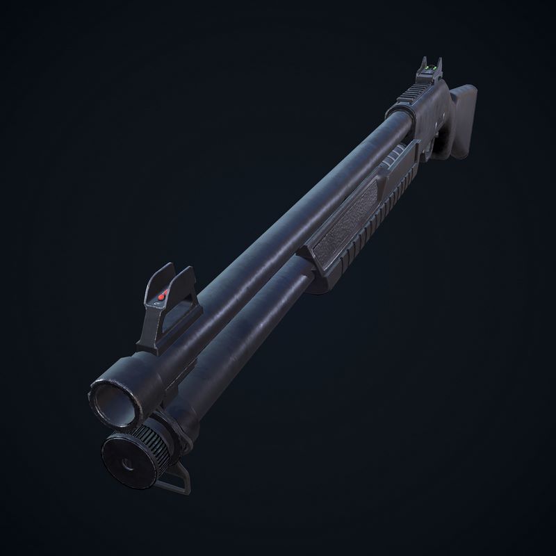Desire FX 3d models | Fabarm Martial SDASS Low-poly 3D model
