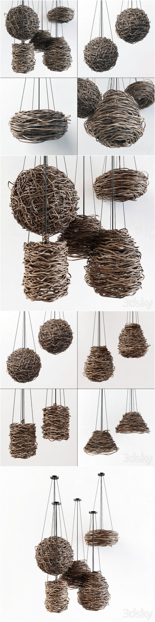 Desire FX 3d models | Branch decor lamp n5 Chandeliers from branches ...