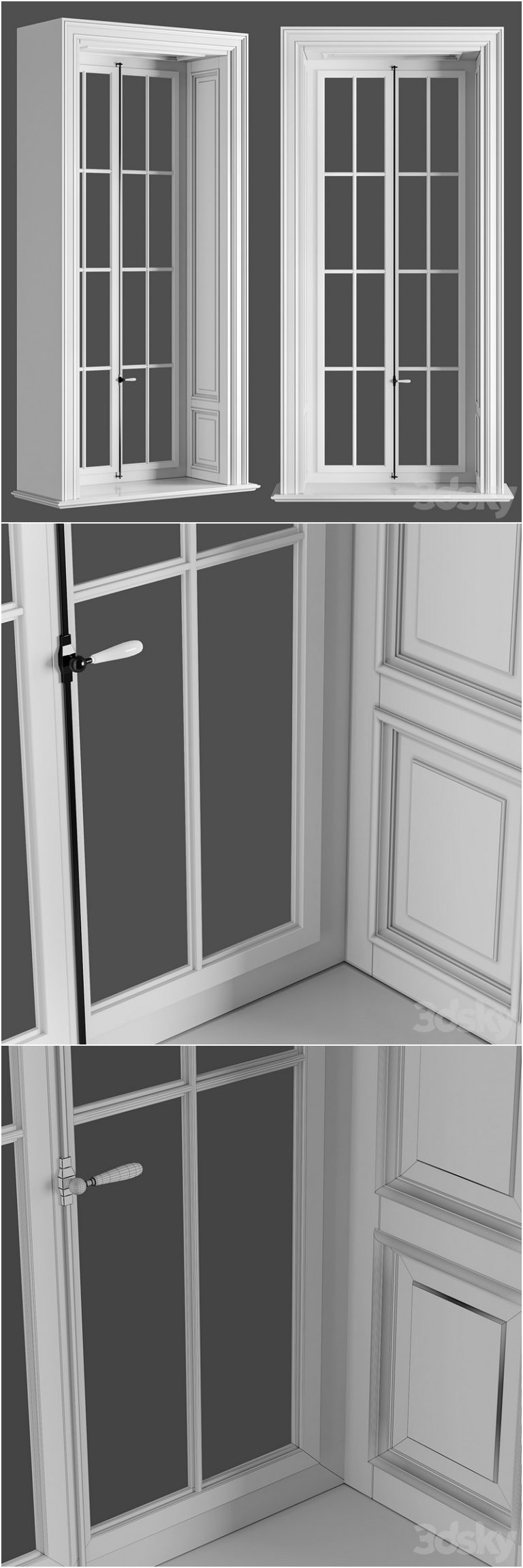 Desire FX 3d models | Classic window – 3D Model