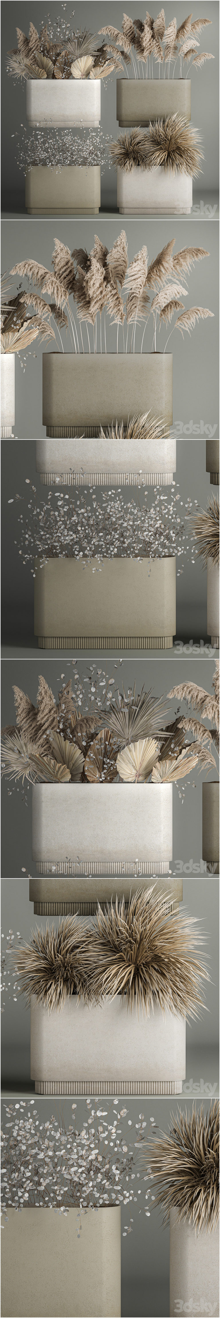 Desire FX 3d models | Collection of Plant Bouquets of Dried Flowers ...