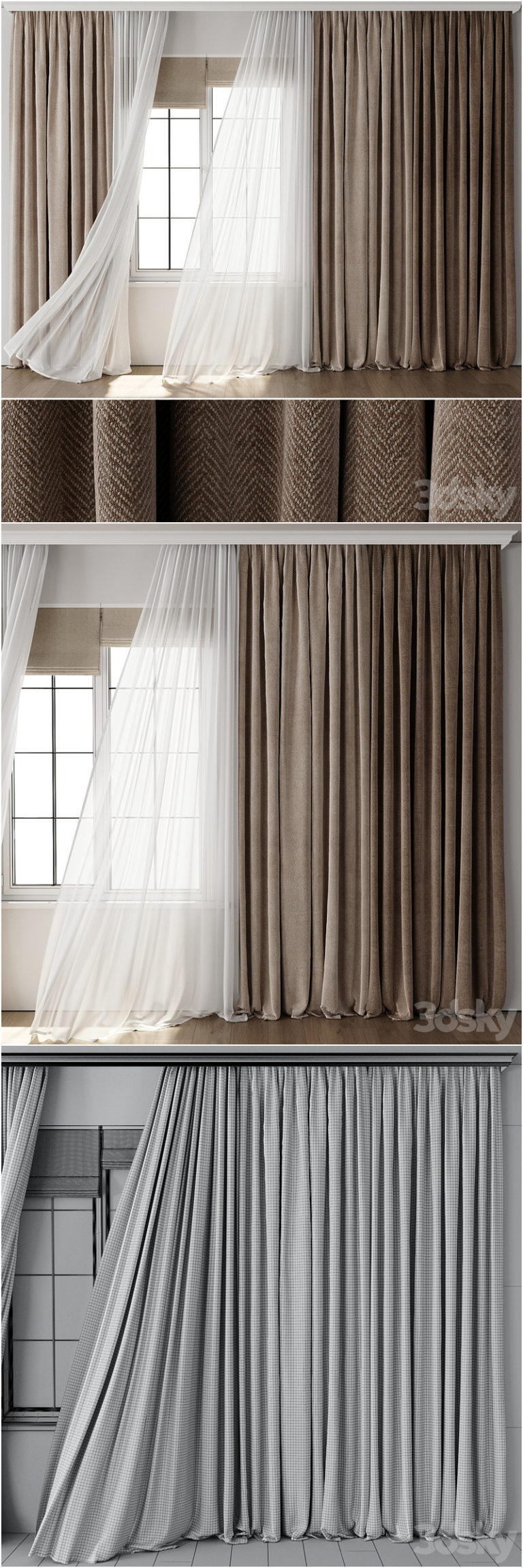 Desire FX 3d models | Curtain for Interior 112 – 3D Model