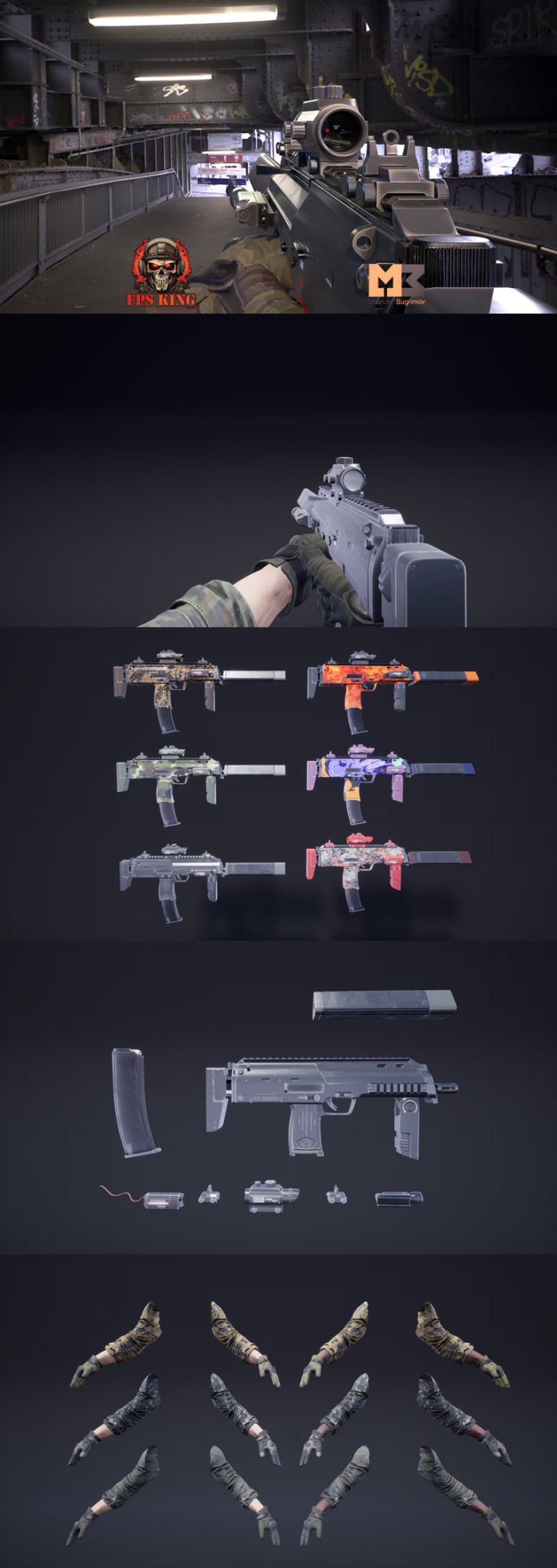 Desire FX 3d models | FPS Automatic Gun Animations