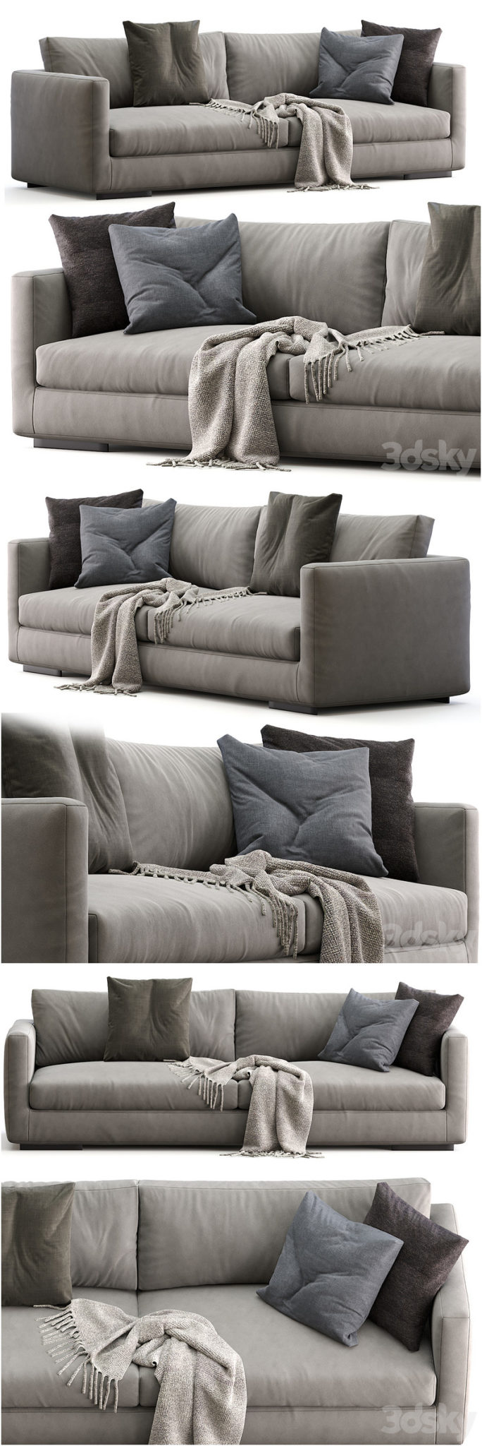 Desire FX 3d models | Flexform Sofa MAGNUM – 3D Model