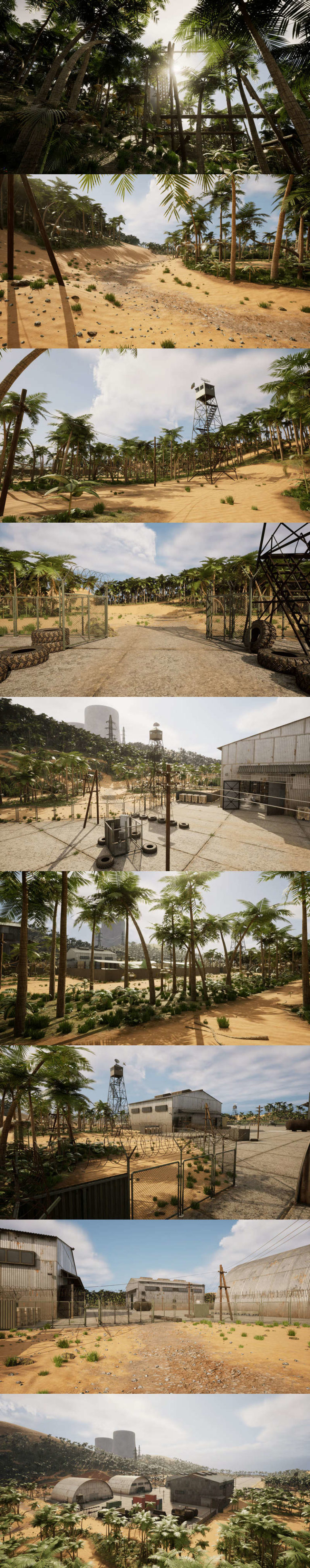 Desire FX 3d models | Hangar Warehouse in the Tropics