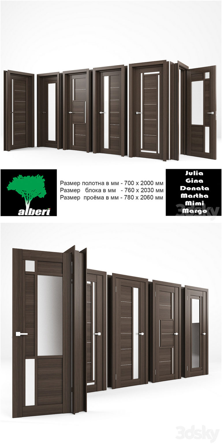 Desire FX 3d models | Interior doors ALBERI – 3D Model