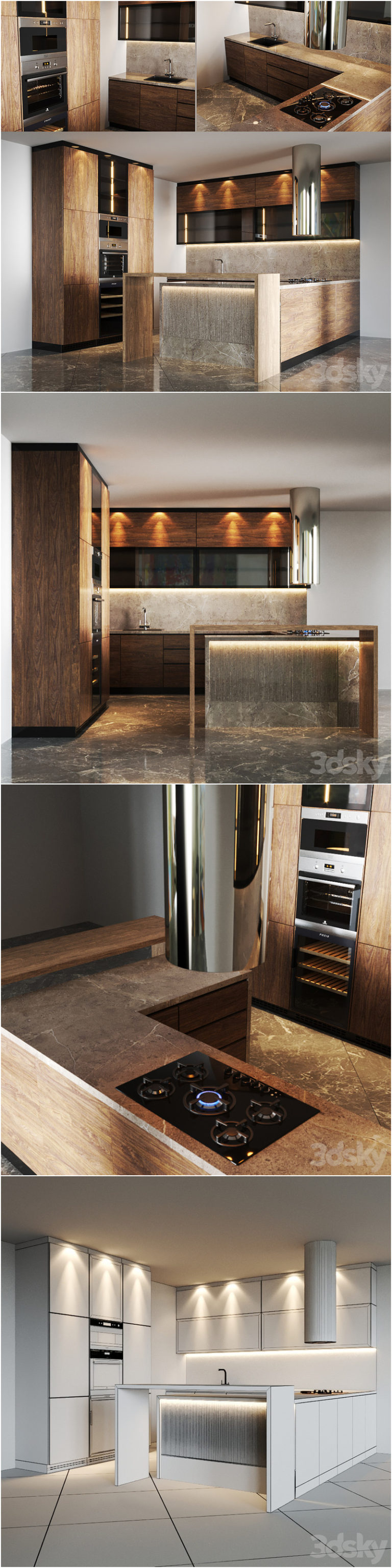 Desire FX 3d models | Kitchen_v21 – 3D Model