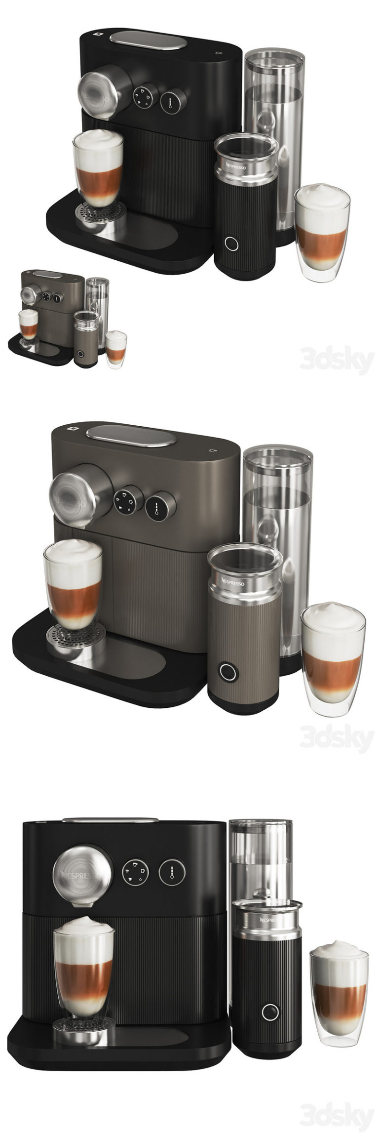 Desire FX 3d models | Nespresso Expert & milk – 3D Model