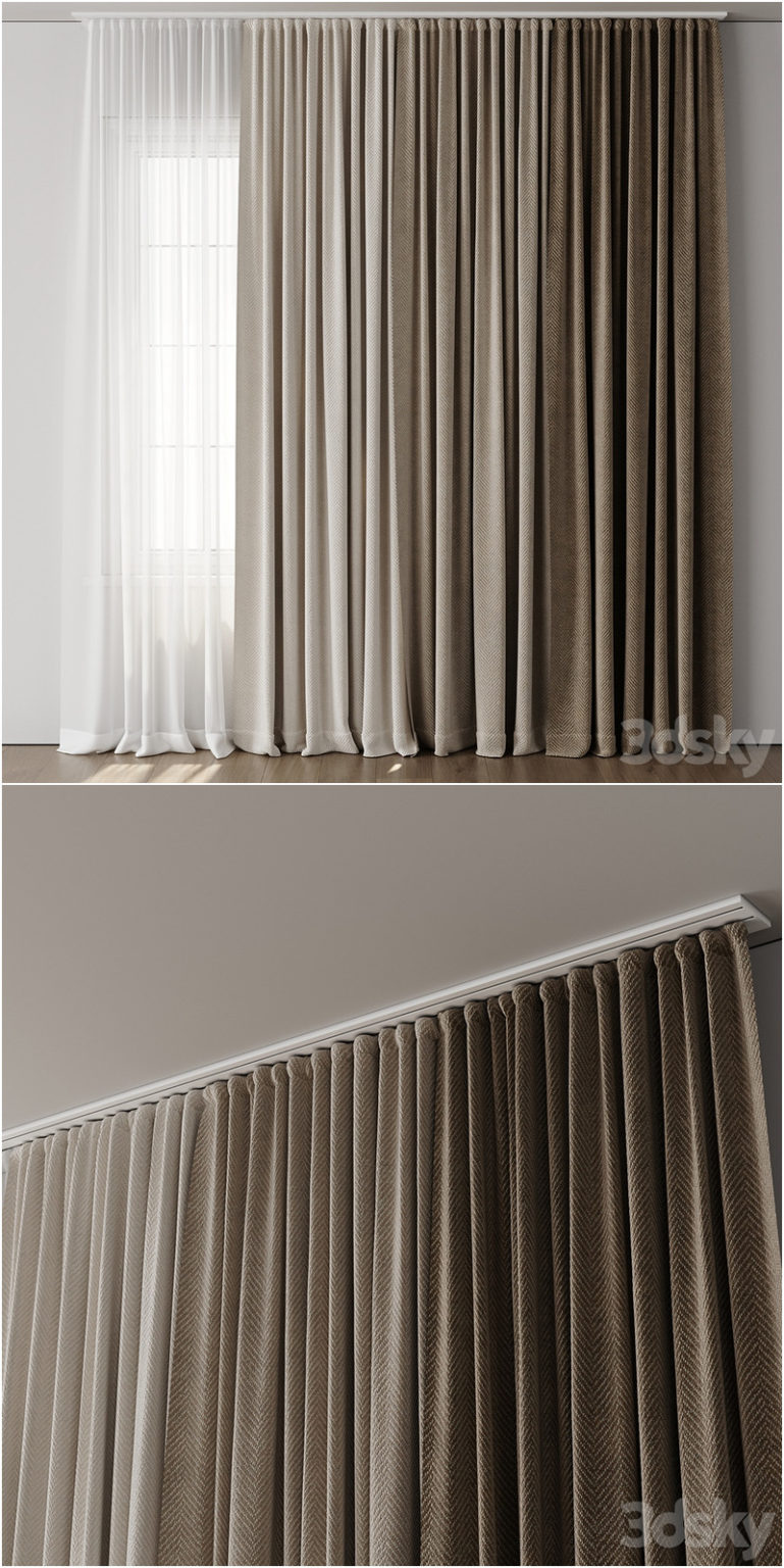 Desire FX 3d models | Old Curtain for Interior 117 – 3D Model