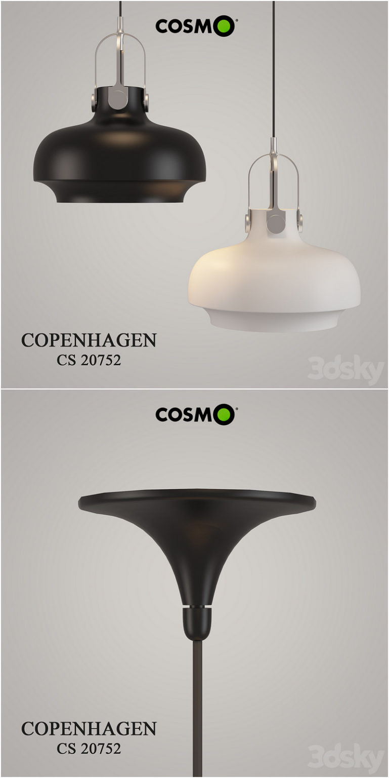 Desire FX 3d models | Pendant light Cosmo Copenhagen 20752 – 3D Model